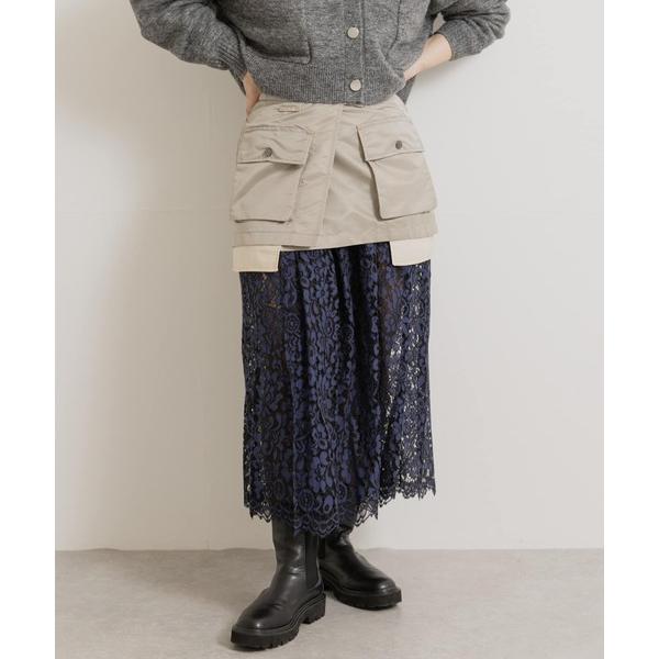 ZOZO問い合わせ番号:90824603ショップ:URBAN RESEARCH，アーバンリサーチブランド:THE GOODLAND MARKET，ザグッドランドマーケット商品名:cwtch　Mulch way layered skirtカテ...