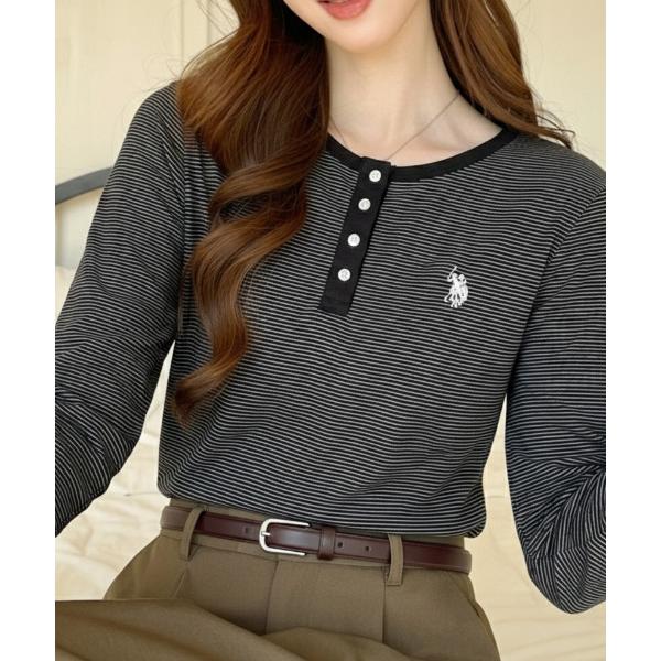 『タイムセール実施中』ZOZO問い合わせ番号:90824945ショップ:Ada.，エイダブランド:U.S. POLO ASSN.，ユーエスポロアッスン，Ada.，エイダ商品名:Ada.別注 // U.S. POLO ASSN ヘンリーネック...