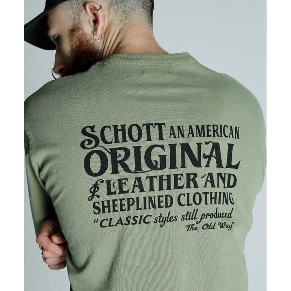 ZOZO問い合わせ番号:90825051ショップ:SCHOTT，ショットブランド:schott，ショット商品名:Schott/ショット/SNOWWASH T-SHIRT ADVERTISEMENT/スノーウォッシュ Tシャツ アドバタイズメ...