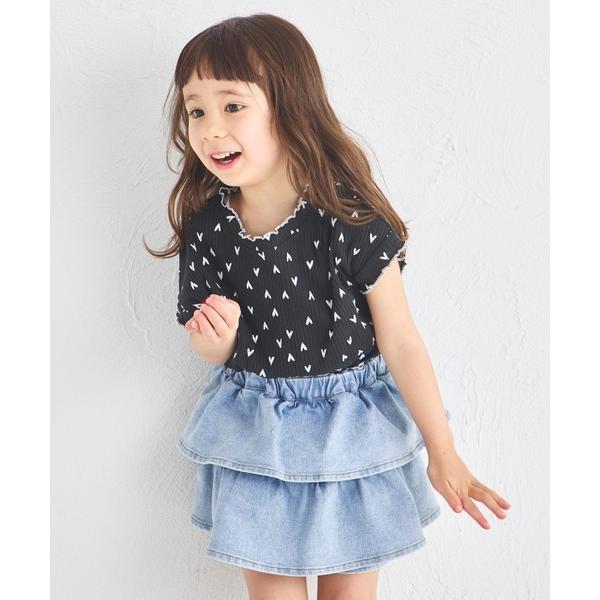 『セール実施中』ZOZO問い合わせ番号:90855869ショップ:pairmanon，ペアマノンブランド:pairmanon，ペアマノン，coucou manon，ククゥ マノン商品名:【リンクコーデ】【リブコットン100】配色メローTシャ...