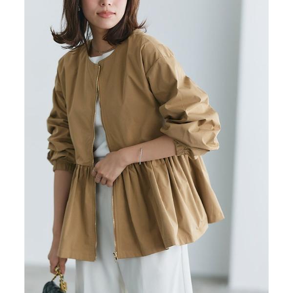 『タイムセール実施中』ZOZO問い合わせ番号:90857748ショップ:Pierrot，ピエロブランド:Pierrot，ピエロ商品名:ヘムフレアノーカラーブルゾンカテゴリ:ジャケット/アウター>ブルゾンブランド品番:yt2501-07...