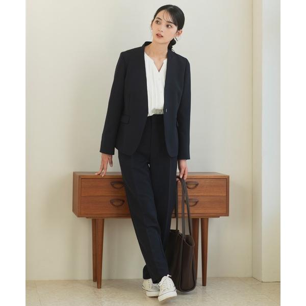 『タイムセール実施中』ZOZO問い合わせ番号:90858131ショップ:CELEN，セレンブランド:CELEN，セレン商品名:【洗える/UV加工/花粉防止】ベーシックストレッチノーラペルジャケット・パンツ 2点セット ≪オフィスカジュアル ...