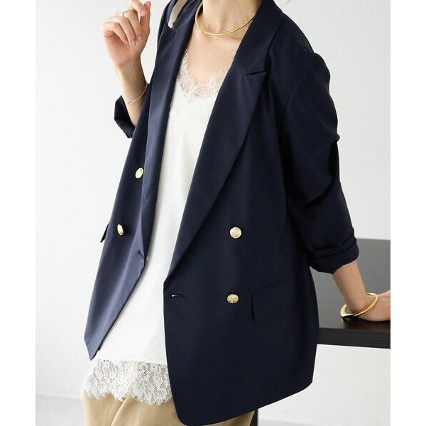 ZOZO問い合わせ番号:90858648ショップ:RIVE DROITE，リヴドロワブランド:RIVE DROITE，リヴドロワ商品名:【オンオフ着れる】ライトピークドラペルジャケットカテゴリ:ジャケット/アウター>テーラードジャケッ...