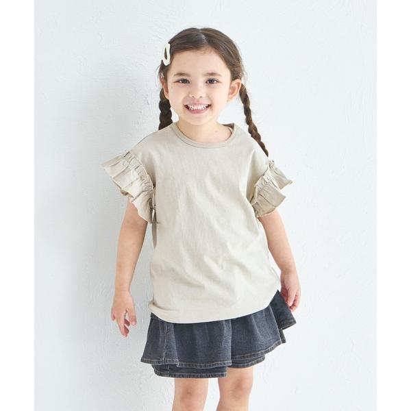『セール実施中』ZOZO問い合わせ番号:90889231ショップ:pairmanon，ペアマノンブランド:pairmanon，ペアマノン，coucou manon，ククゥ マノン商品名:【綿100%】選べるデザイン ガールズフリルトップスカ...