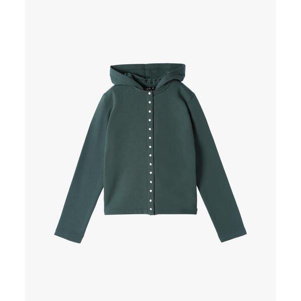 ZOZO問い合わせ番号:90889431ショップ:agnes b.，アニエスベーブランド:agnes b.，アニエスベー商品名:オーガニックコットン メルトン 長袖 カーディガンプレッション ”Capuche”カテゴリ:トップス>カー...