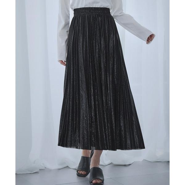 『タイムセール実施中』ZOZO問い合わせ番号:91041825ショップ:RIVER FIELD &amp; Co.，リバーフィールド　アンド　コーブランド:Ampirula，アンピルーラ商品名:シャイニーメタリックプリーツフレアロングスカー...
