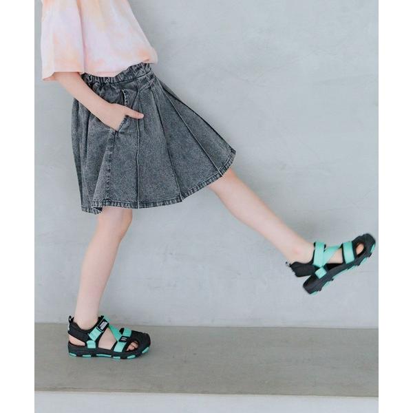 『タイムセール実施中』ZOZO問い合わせ番号:91062425ショップ:BAYFLOW，ベイフローブランド:BAYFLOW，ベイフロー商品名:[インナーパンツ付き♪]デニムプリーツスカート(KIDS)カテゴリ:スカート>スカートブラン...