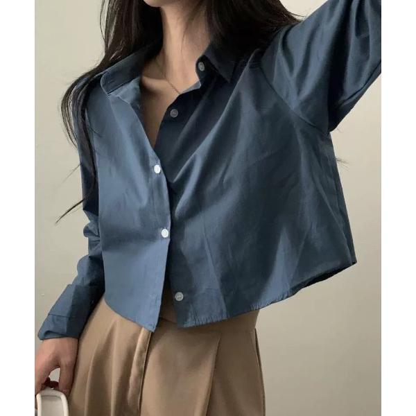 『タイムセール実施中』ZOZO問い合わせ番号:91073248ショップ:Ada.，エイダブランド:SHEPP，シープ商品名:ショート丈シンプルシャツブラウスカテゴリ:トップス>シャツ/ブラウスブランド品番:SP2607素材:アクリル1...