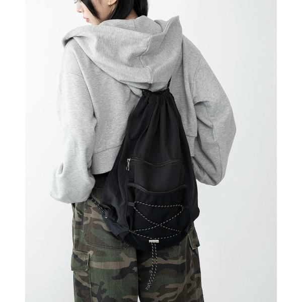 ZOZO問い合わせ番号:91073494ショップ:WEGO，ウィゴーブランド:WEGO，ウィゴー商品名:WEGO/コードデザインナップサックカテゴリ:バッグ>バックパック/リュックブランド品番:WE25SS01-SG0011素材:[本...