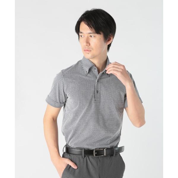 『セール実施中』ZOZO問い合わせ番号:91073835ショップ:MEN'S BIGI，メンズビギブランド:CROWDED CLOSET，クラウデッドクローゼット商品名:千鳥柄ジャカードニットジャージポロカテゴリ:トップス>ポロシャツ...