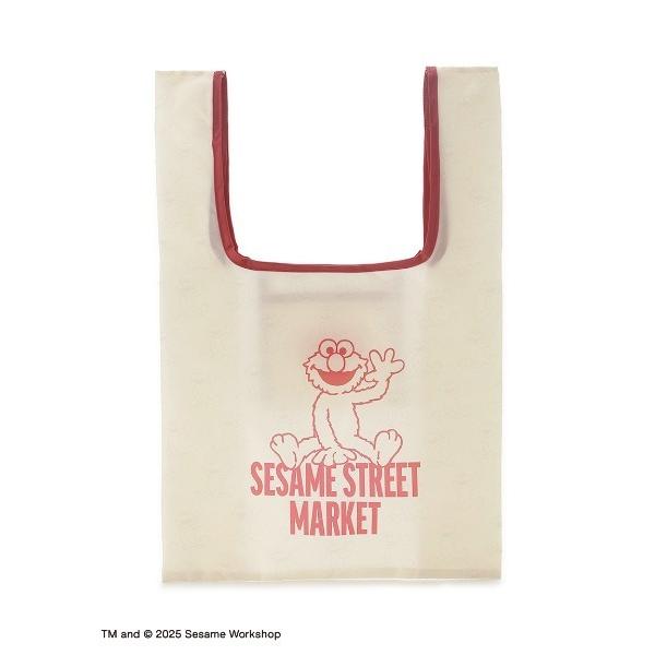 『セール実施中』ZOZO問い合わせ番号:91073853ショップ:SESAME STREET MARKET，セサミストリートマーケットブランド:SESAME STREET，セサミストリート商品名:バイカラースケッチアート ミニエコバッグカテ...