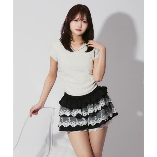 ZOZO問い合わせ番号:91074125ショップ:WANT SLIP，ウォント スリップブランド:ALLuRing ChaRm，アリュリングチャーム，WANT SLIP，ウォント スリップ商品名:Side Ruched Polo / サイド...