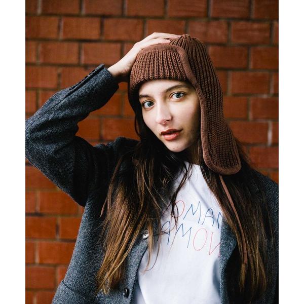 ZOZO問い合わせ番号:91105207ショップ:SVEC，シュベックブランド:HUNTISM，ハンティズム，SVEC，シュベック商品名:Knit Bomber Cap / ニット ボンバーキャップカテゴリ:帽子>ニットキャップ/ビー...