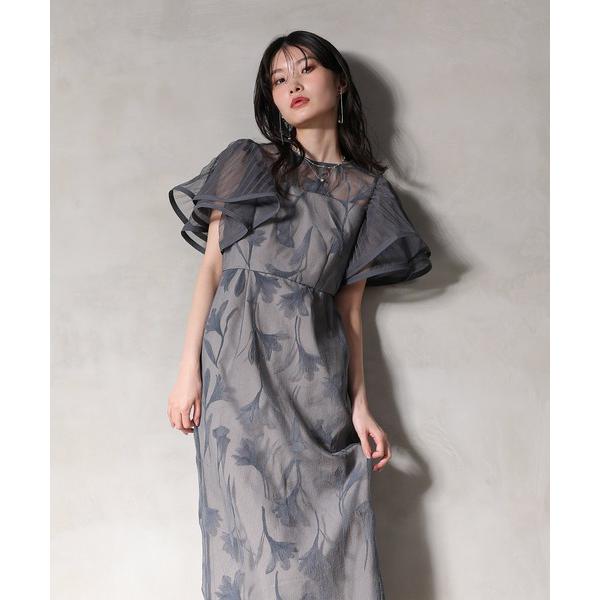 『タイムセール実施中』ZOZO問い合わせ番号:91106007ショップ:Kana，カナブランド:Kana，カナ商品名:シアー素材 フラワー刺繍 ワンピース ドレス 結婚式 お呼ばれ オケージョンカテゴリ:ワンピース/ドレス>ドレスブラ...