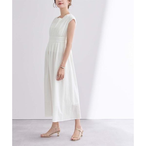 ZOZO問い合わせ番号:91106936ショップ:ur's，ユアーズブランド:ur's，ユアーズ商品名:スクエアネックハイウエストフレンチスリーブワンピースカテゴリ:ワンピース/ドレス>ワンピースブランド品番:BFXU1847素材:綿...