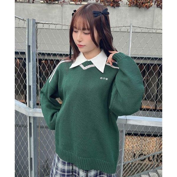 『セール実施中』ZOZO問い合わせ番号:91107177ショップ:F i.n.t，フィントブランド:F i.n.t，フィント，an another angelus，アンアナザーアンジェラス商品名:刺繍入りゲームシャツニット/fint　フィン...