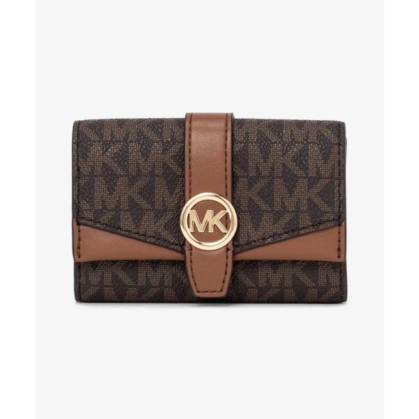 ZOZO問い合わせ番号:91139917ショップ:MICHAEL KORS，マイケル・コースブランド:MICHAEL KORS，マイケルコース商品名:GREENWICH フラップ キーケース スモール - MKシグネチャーカテゴリ:財布/小...