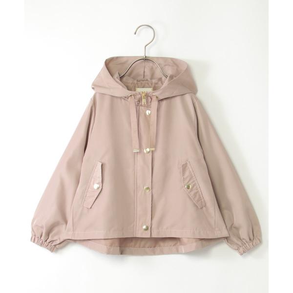 ZOZO問い合わせ番号:91143796ショップ:ikka LOUNGE，イッカラウンジブランド:ikka，イッカ商品名:【メディア紹介商品／親子コーデ】サテンフレア比翼マウンテンパーカー（120~160cm）カテゴリ:ジャケット/アウター...