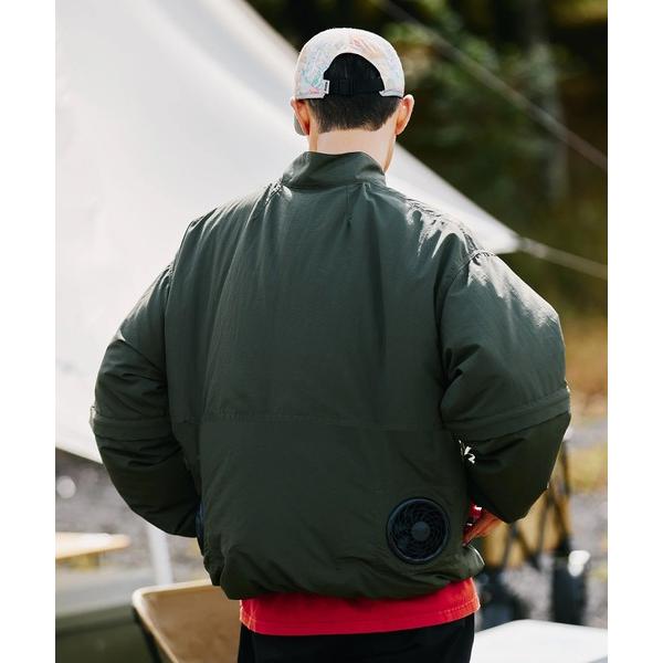 ZOZO問い合わせ番号:91144075ショップ:Wpc./KiU，ダブリュピーシーキウブランド:KiU，キウ商品名:【KiU×空調服(R)】キウ 軽量エアコンディションドブルゾンカテゴリ:アウトドア/スポーツ>アウトドアグッズブラン...