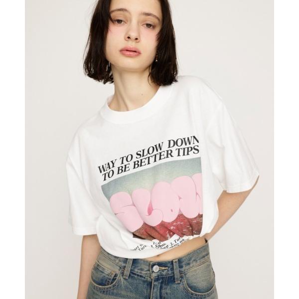 『タイムセール実施中』ZOZO問い合わせ番号:91145037ショップ:SLY，スライブランド:SLY，スライ商品名:【WEB限定再入荷】PUFFER LOGO T/SH パッファ― ロゴ Tシャツカテゴリ:トップス>Tシャツ/カット...