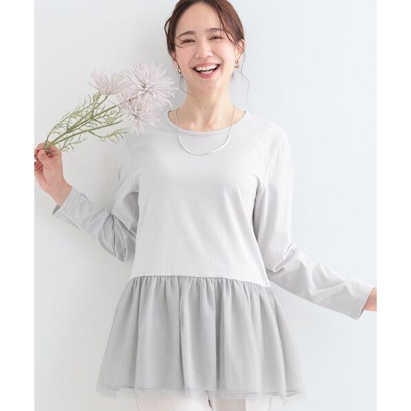 『タイムセール実施中』ZOZO問い合わせ番号:91145377ショップ:SHOO・LA・RUE，シューラルーブランド:DRESKIP，ドレスキップ商品名:【S-LL/体型カバー】いつものコーデにプラスワン　裾チュールインナーカテゴリ:トップ...