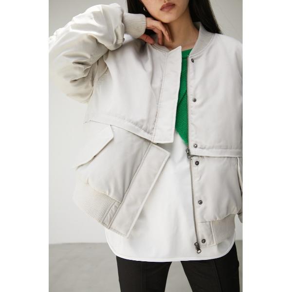 『タイムセール実施中』参考価格：10，230円発売時期：2022年10月コンディション：C（やや使用感あり）使用感があり、やや気になる傷や汚れがあるアイテム袖口：汚れ、毛玉参考商品名：DETACHABLE SHORT MA-1/ディタッチャ...