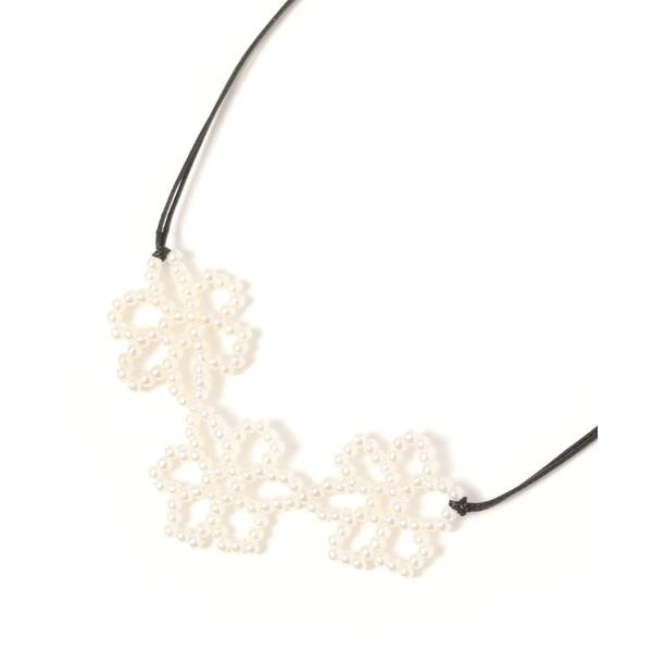 『セール実施中』ZOZO問い合わせ番号:91176445ショップ:BAYFLOW，ベイフローブランド:BAYFLOW，ベイフロー商品名:ビーズフラワーネックレスカテゴリ:アクセサリー>ネックレスブランド品番:260063素材:【ホワイ...