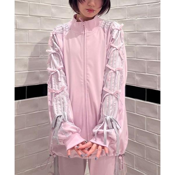 『タイムセール実施中』ZOZO問い合わせ番号:91178544ショップ:Candy Stripper，キャンディストリッパーブランド:Candy Stripper，キャンディストリッパー商品名:RIBBON RIBBON JERSEY ブル...