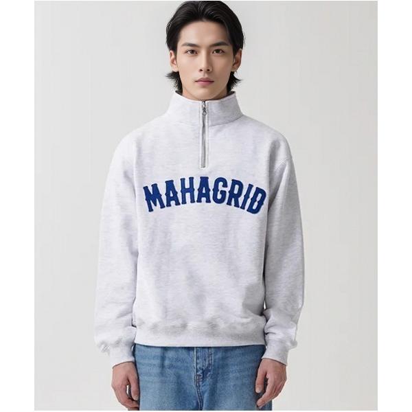 『タイムセール実施中』ZOZO問い合わせ番号:91179893ショップ:mahagrid，マハグリッドブランド:MAHAGRID，マハグリッド商品名:『mahagrid/マハグリッド』 ARCH LOGO APPLIQUE HALF ZIP...