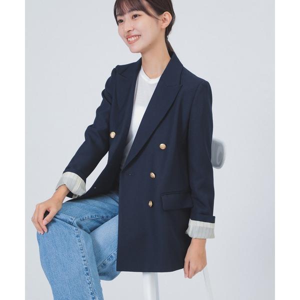 ZOZO問い合わせ番号:91180454ショップ:BEAMS WOMEN，ビームスウィメンブランド:Demi-Luxe BEAMS，デミルクス ビームス商品名:ドライギャバジン ６ボタン ダブルジャケットカテゴリ:ジャケット/アウター&gt...