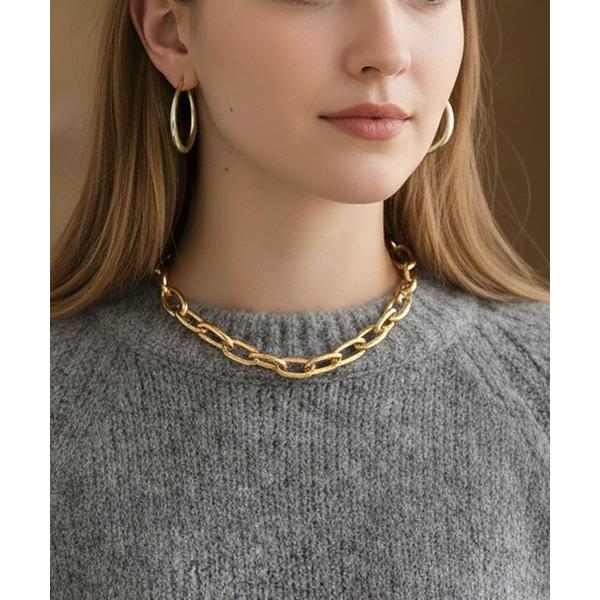 ZOZO問い合わせ番号:91195935ショップ:Histoire，イストワールブランド:ankh+，アンクプラス，histoire，イストワール商品名:「存在感で魅せる、大人の品格ネックレス｜ボリュームチェーン×ステンレス」カテゴリ:アク...