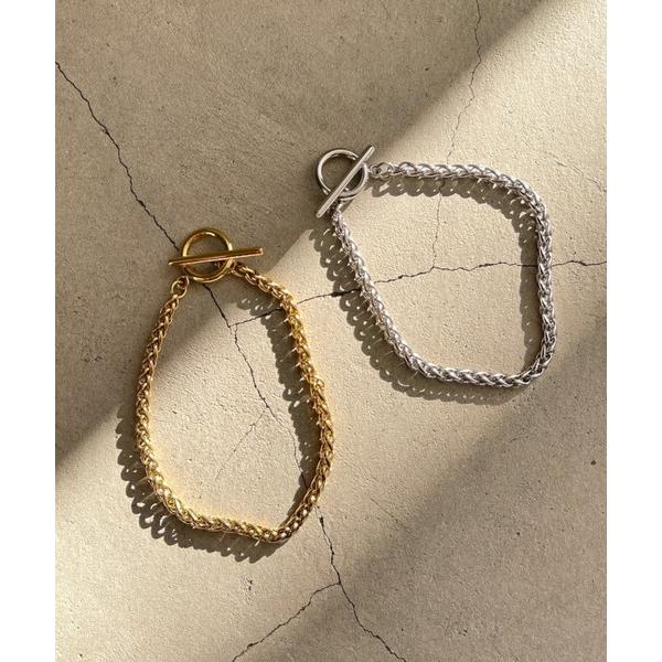 ZOZO問い合わせ番号:91210620ショップ:Histoire，イストワールブランド:ankh+，アンクプラス，histoire，イストワール商品名:金属アレルギー対応【ステンレス】デザインチェーンブレスレットカテゴリ:アクセサリー&g...