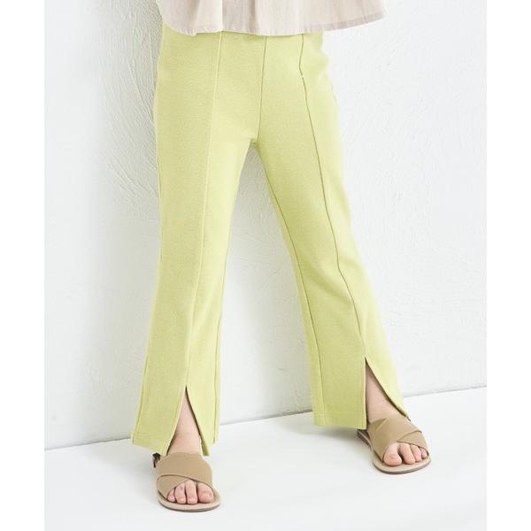 『セール実施中』ZOZO問い合わせ番号:91211092ショップ:pairmanon，ペアマノンブランド:pairmanon，ペアマノン，coucou manon，ククゥ マノン商品名:【しなやかストレッチ】裾スリット ストレッチ フレアパ...