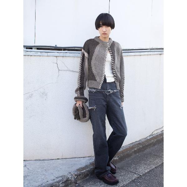 『セール実施中』ZOZO問い合わせ番号:91211889ショップ:HIGASHI，ヒガシブランド:leinwande，ラインヴァンド，HIGASHI，ヒガシ商品名:Switch Cut Straight Denimカテゴリ:パンツ>デ...