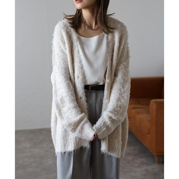 『セール実施中』参考価格：5，390円発売時期：2023年10月コンディション：C（やや使用感あり）使用感があり、やや気になる傷や汚れがあるアイテム前身頃・袖：ほつれ参考商品名：起毛ディープVニットカーディガン参考品番：88-002955【...