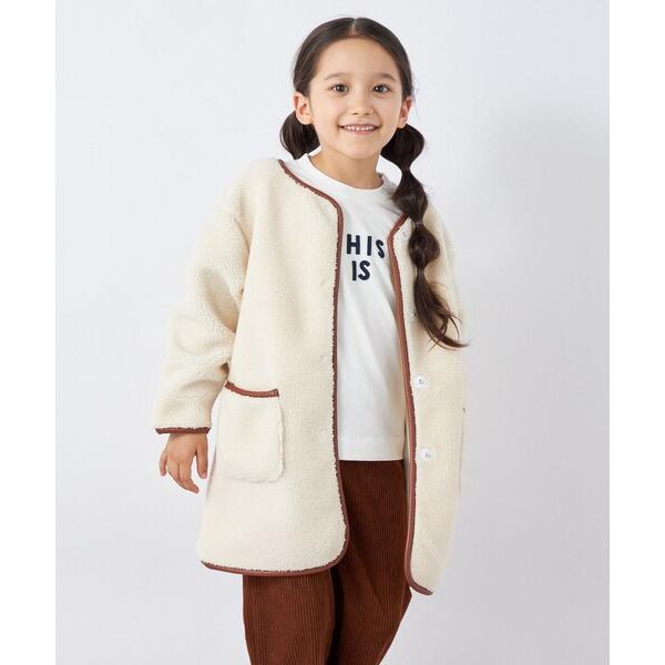 『タイムセール実施中』参考価格：7，920円発売時期：2022年11月コンディション：C（やや使用感あり）使用感があり、やや気になる傷や汚れがあるアイテム全体的：汚れ参考商品名：SHIPS any KIDS: ボア ノーカラー コート◇参考...