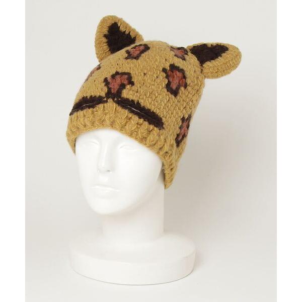 『セール実施中』ZOZO問い合わせ番号:91273480ショップ:FRIDGE，フリッジブランド:fridge，フリッジ商品名:【Macmahon kniting mills】マクマホンニッティングミルズ Beanie-Leopardカテゴ...