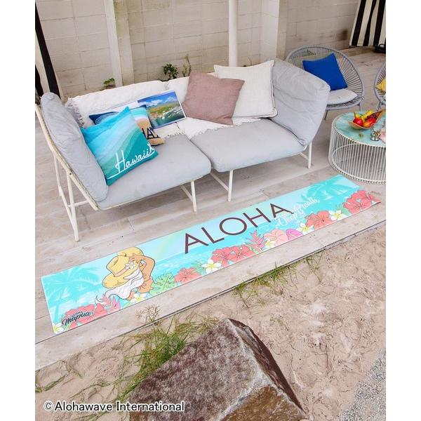 ZOZO問い合わせ番号:91273732ショップ:チャイハネ，チャイハネブランド:Kahiko，カヒコ商品名:【Kahiko】ALOHA MAPUA PVCマット230cmカテゴリ:インテリア>ラグ/マットブランド品番:42UP510...