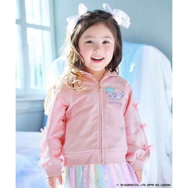 『セール実施中』ZOZO問い合わせ番号:91304128ショップ:ANY，エニィブランド:ANY，エニィ商品名:【any FAM× リトルツインスターズ 】キキ＆ララ 刺繍パーカーカテゴリ:トップス>パーカーブランド品番:JKFSGS...