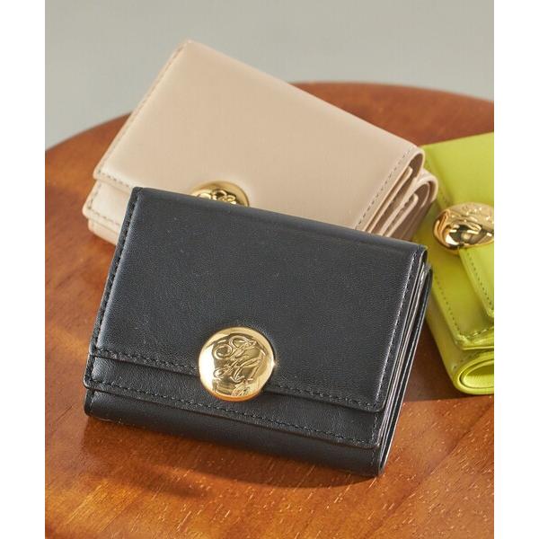 『セール実施中』ZOZO問い合わせ番号:91304765ショップ:SHIPS for women，シップス フォー ウィメンブランド:SHIPS，シップス商品名:イタリアンレザー ゴールドパーツ 三つ折り 財布カテゴリ:財布/小物>財...