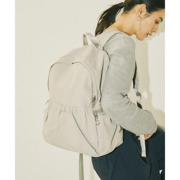 『タイムセール実施中』ZOZO問い合わせ番号:91305121ショップ:cross marche，クロスマルシェブランド:cross marche，クロスマルシェ商品名:【TRIP.INN】 ギャザーポケットリュックカテゴリ:バッグ>...