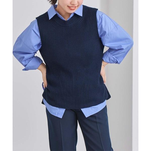 『タイムセール実施中』ZOZO問い合わせ番号:91305357ショップ:ur's，ユアーズブランド:ur's，ユアーズ商品名:ローゲージニットベストカテゴリ:トップス>ベストブランド品番:BFXU1854素材:ポリエステル 100%原...