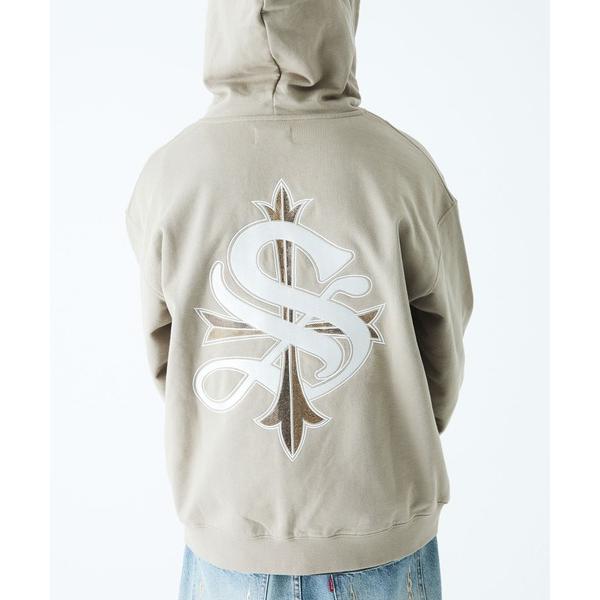 『タイムセール実施中』ZOZO問い合わせ番号:91305907ショップ:SUPPLIER，サプライヤーブランド:SUPPLIER，サプライヤー商品名:フーディー｜2-Tone Rhinestone Cross Zip Hoodie｜SUPP...