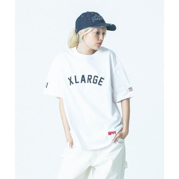 『セール実施中』ZOZO問い合わせ番号:91306010ショップ:XLARGE，エクストララージブランド:XLARGE，エクストララージ商品名:VARSITY LOGO S/S TEEカテゴリ:トップス>Tシャツ/カットソーブランド品...