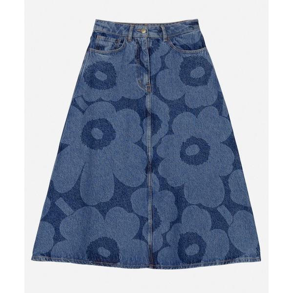 ZOZO問い合わせ番号:91306815ショップ:marimekko，マリメッコブランド:marimekko，マリメッコ商品名:【Maridenim】 Suoritus Uni / skirtカテゴリ:スカート>デニムスカートブランド...