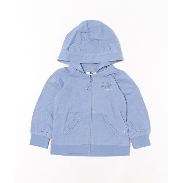 『セール実施中』ZOZO問い合わせ番号:91338323ショップ:KP，ケーピーブランド:KP，ケーピー商品名:猫耳オパールジップアップパーカー(90〜150)カテゴリ:トップス>パーカーブランド品番:17310648カラー:ブルー，...