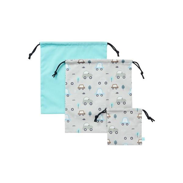 『セール実施中』ZOZO問い合わせ番号:91338445ショップ:DADWAY，ダッドウェイブランド:DADWAY，ダッドウェイ商品名:【D by DADWAY】きんちゃく3枚セット/カー/スカイグレーカテゴリ:ママ＆ベビー>マタニテ...