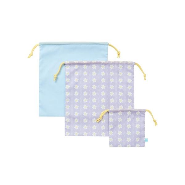 『セール実施中』ZOZO問い合わせ番号:91338532ショップ:DADWAY，ダッドウェイブランド:DADWAY，ダッドウェイ商品名:D by DADWAY きんちゃく3枚セット/フラワーレース/ラベンダーカテゴリ:ママ＆ベビー>マ...