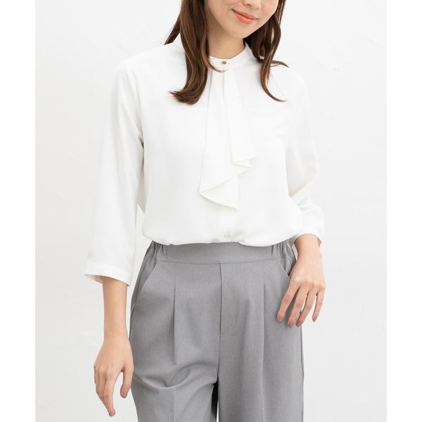 『タイムセール実施中』ZOZO問い合わせ番号:91339094ショップ:Honeys，ハニーズブランド:Honeys，ハニーズ，GLACIER，グラシア商品名:７分袖ボウタイブラウスカテゴリ:トップス>シャツ/ブラウスブランド品番:6...