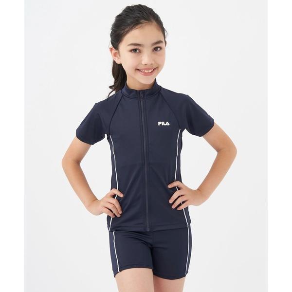 『タイムセール実施中』※このアイテムは返品・交換対象外商品です。ZOZO問い合わせ番号:91339885ショップ:Kappa/FILA，カッパ/フィラブランド:FILA，フィラ商品名:【男女兼用】スクール水着 (半袖セパレート)カテゴリ:水...